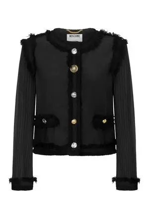 Moschino Button-fastening Jacket - Black