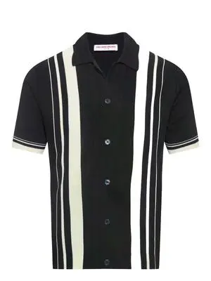 Orlebar Brown Tiernan Striped Shirt - Blue