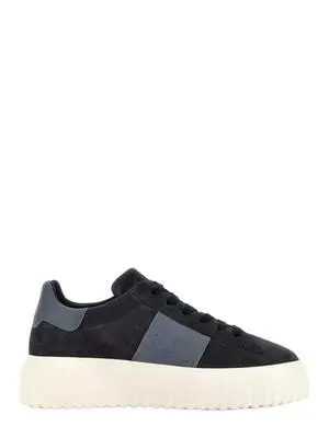 Hogan H-stripes Panelled Sneakers - Blue