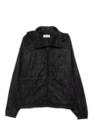 RETERNITY Wrinkled Hooded Jacket - Black