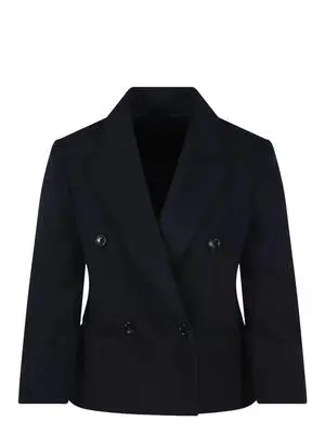 Max Mara Double-breasted Blazer - Blue