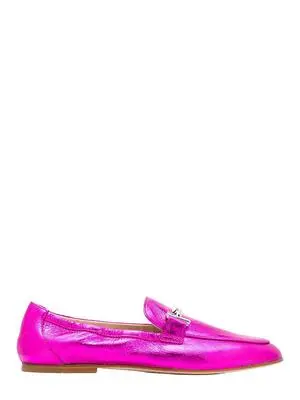 TOD'S Elasticated Logo Loafers - Pink