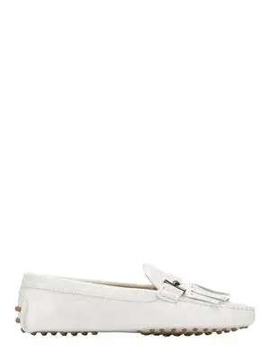 TOD'S Gommino Driving Shoes Loafers - White