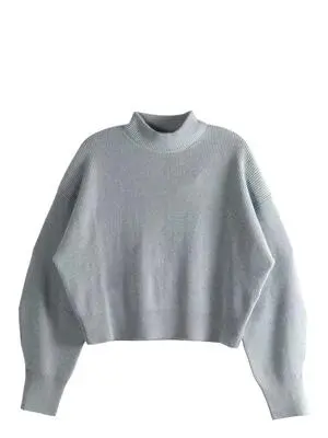 Brunello Cucinelli Mock-neck Sweater - Blue