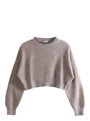 Brunello Cucinelli Ribbed Knit Sweater - Pink