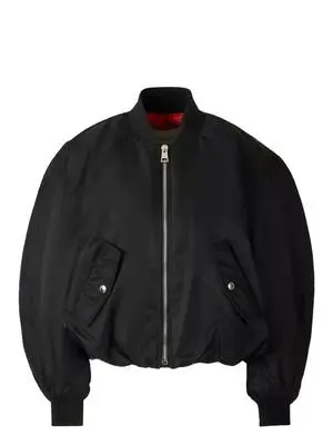 Givenchy High Collar Flap Pocket Coat - Black