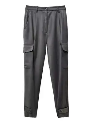 NINE:INTHE:MORNING Wool Cargo Trousers - Grey
