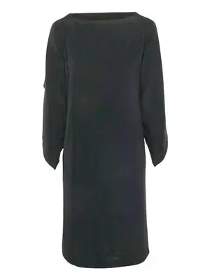 MAISON MARGIELA Silk Overlay Dress - Black