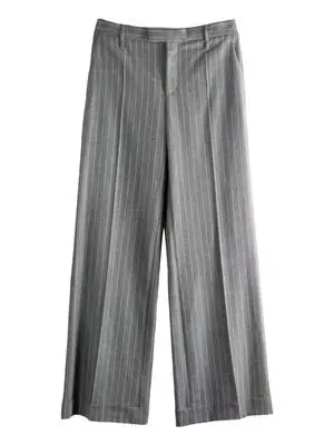 Brunello Cucinelli Pinstripe Trousers - Grey