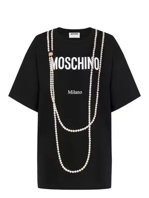 Moschino Logo-print T-shirt - Black