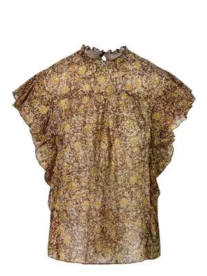 MARANT ETOILE Daliyane Floral-Print Blouse