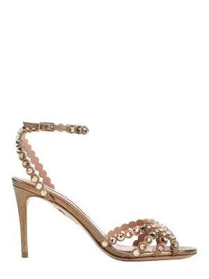 AQUAZZURA 85mm Tequila Embellished Sandals