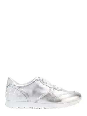 TOD'S Leather Sneakers - Metallic