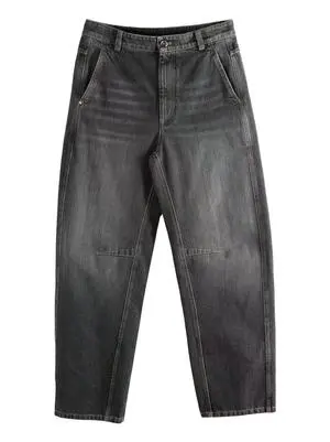 Brunello Cucinelli Button-fastening Jeans - Black