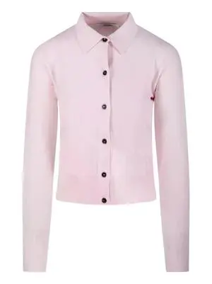 Max Mara Buttoned Cardigan - Pink