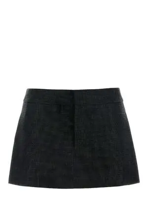 Alexander Wang Wool Mini Skirt - Grey