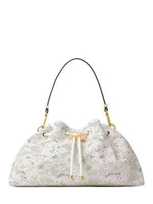 JIMMY CHOO Medium Cinch Bag - White