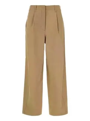Herno Pleated Trousers - Neutrals