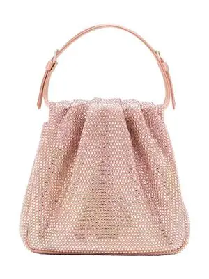 Amina Muaddi Vittoria Mini Bag - Pink
