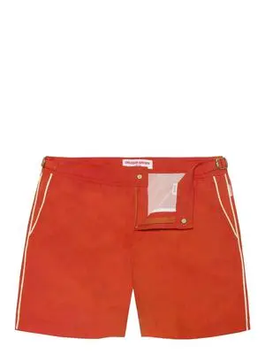 Orlebar Brown Bulldog Piped-trim Swim Shorts - Red