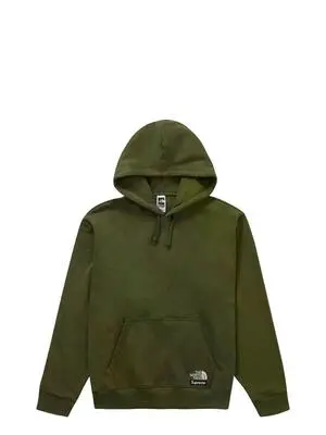 Supreme X The North Face Hand-Warmer Pouch Hoodie Green
