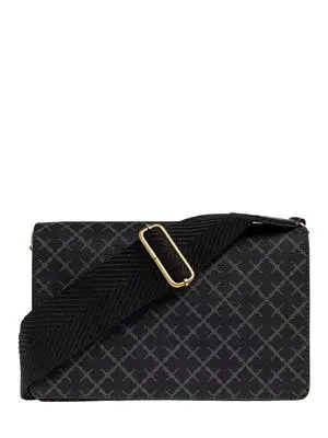 BY MALENE BIRGER Loenna Geometric-pattern Shoulder Bag - Black