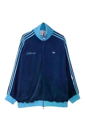 Adidas X Avavav Velvet Stripe Sweater - Blue
