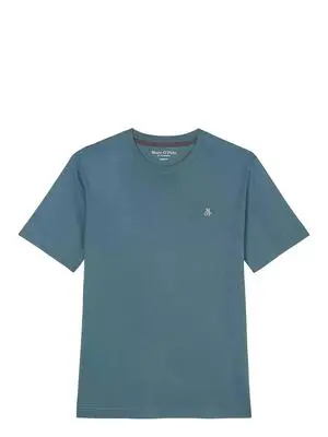 Marc O'polo Crew-neck Logo T-shirt - Blue