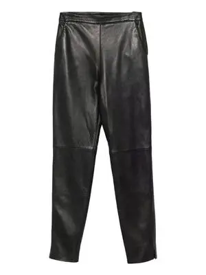 ROMEO GIGLI 1990s Leather Trousers