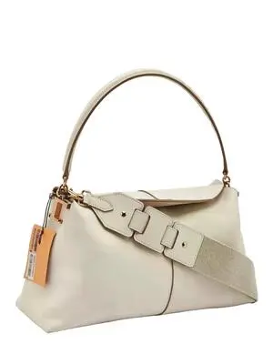 TOD'S Flap-front Leather Bag - Neutrals