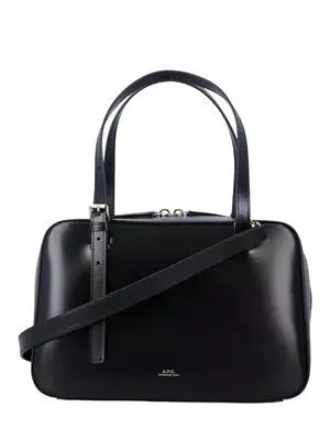 A.p.c. Virginie Box Tote Bag - Black