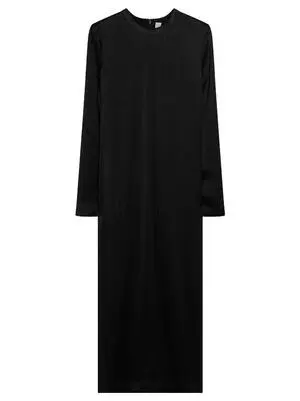 TOTEME Midi Dress In Lustrous Viscose - Black