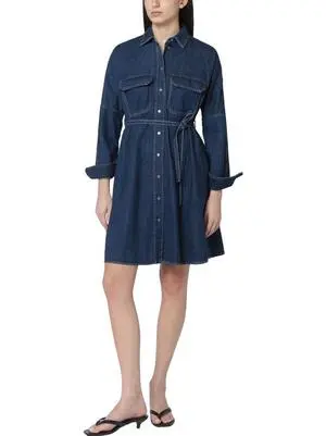 Max Mara Denim Shirt Dress - Blue