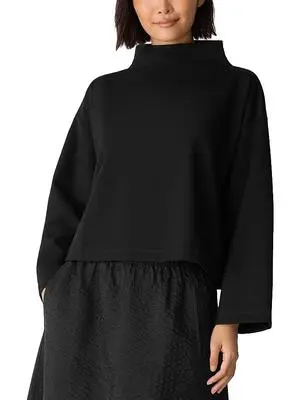 EILEEN FISHER Funnel Neck Top
