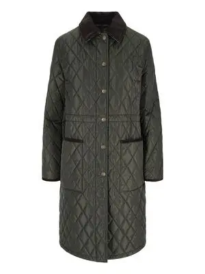 Burberry Car Coat Jacket - Green