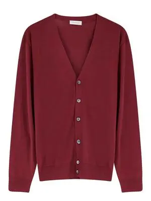 BRAMANI CASHMERE Wool Cardigan Red