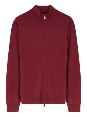BRAMANI CASHMERE Wool Cardigan - Red