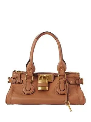 Chloé Paddington Leather Handbag - Brown