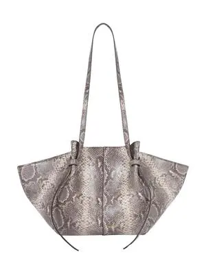 Yuzefi Mochi Embossed Leather Bag - Snake