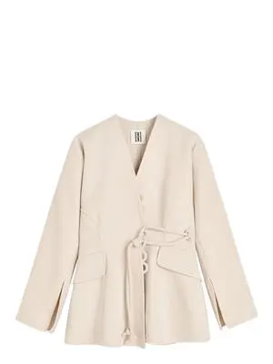 BY MALENE BIRGER Lalou Felted Wool Blazer - Cream