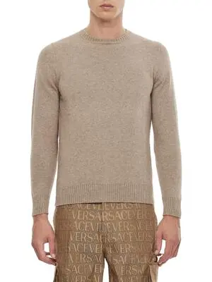 DRUMOHR Cashmere Crewneck Sweater - Beige