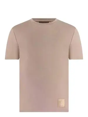 Manière De Voir Matteo Regular-fit Taupe Cotton T-shirt - Neutrals