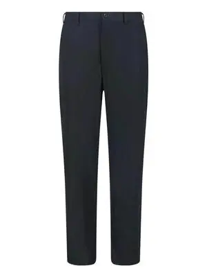 Comme Des Garçons Straight Trousers - Blue