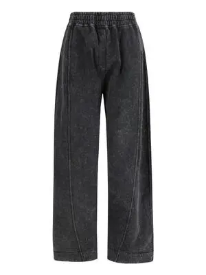GANNI Embroidered Sweatpants - Grey