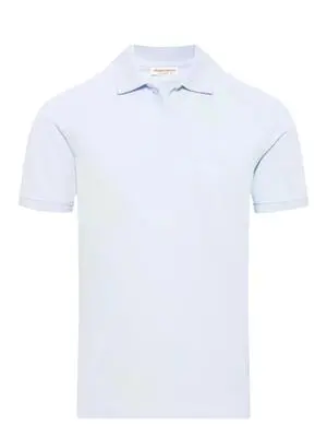Orlebar Brown Bruno Piqué Polo Shirt - Blue