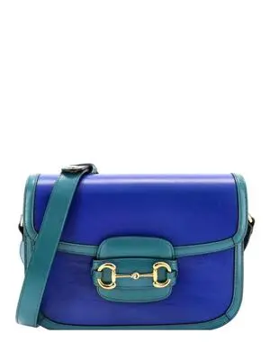 Gucci Horsebit 1955 Small Shoulder Bag - Blue