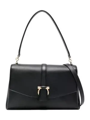 FERRAGAMO Buckle Tote Bag - Black