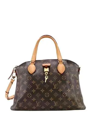 LOUIS VUITTON Rivoli Handbag Monogram Canvas Mm - Brown