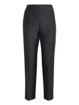 Roland Mouret Crepe Cady Straight Trousers - Black