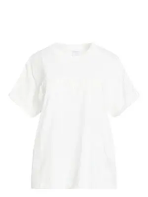 Pinko Denim Cotton T-shirt - White